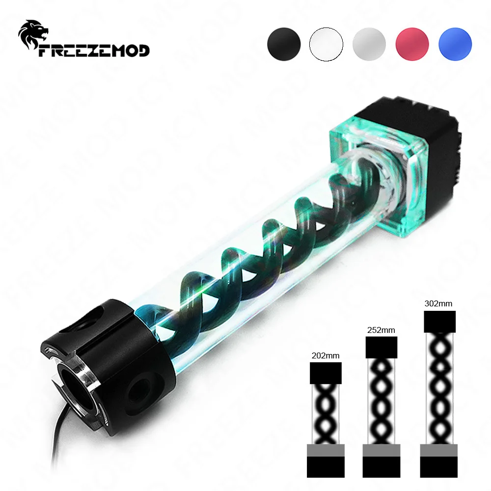 FREEZEMOD 25cm DDC Pump Water Tank RGB One-piece PWM Reservoir 4Meters ...