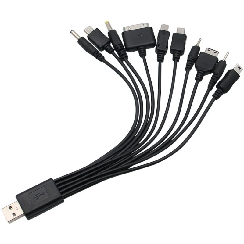 Multi-Pin-Cable-Charger-USB-Adapter-Cable-Data-Wire-Cord-10-in-1 ...