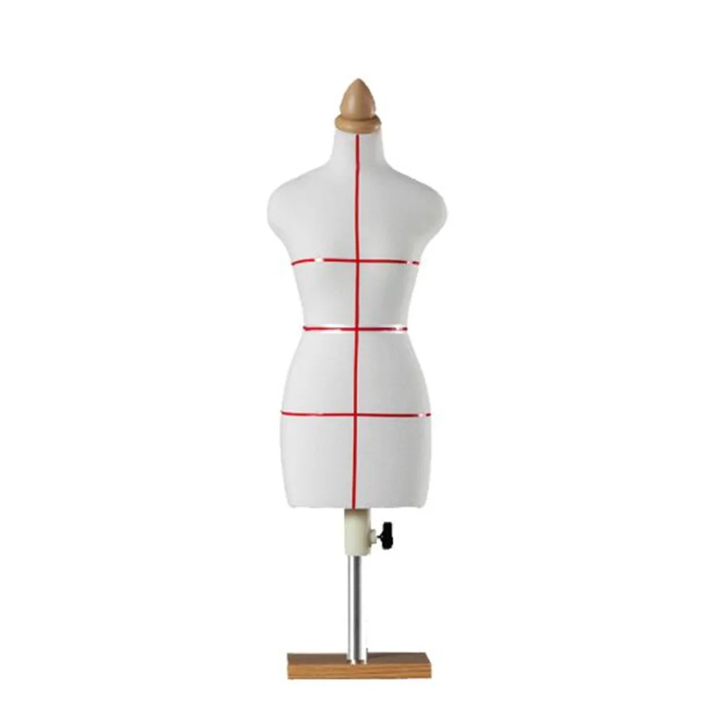 2023-1-3-1-4-Torso-Wood-Sewing-Female-Mannequins-Bjd-Body-Tripod-Stand ...