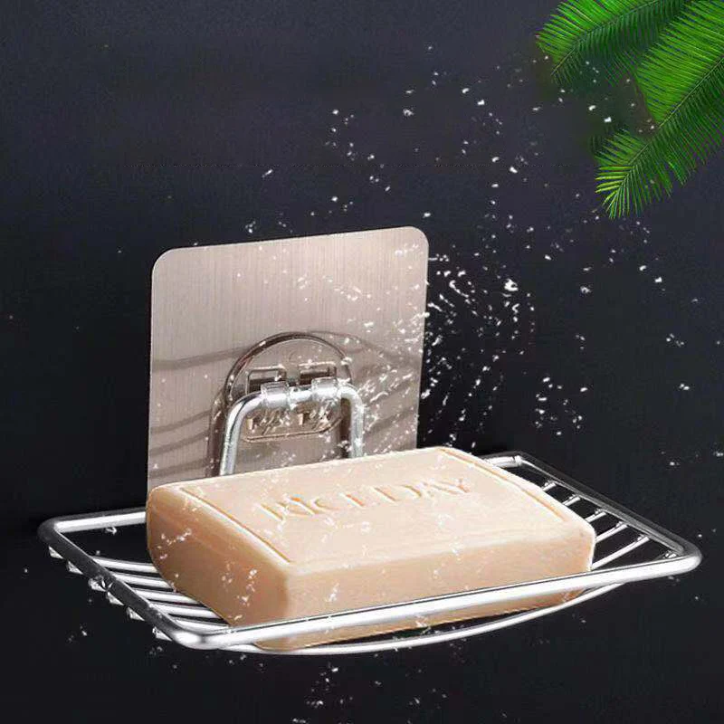 Estante-de-jab-n-de-acero-inoxidable-sin-perforaciones-una-sola-capa ...