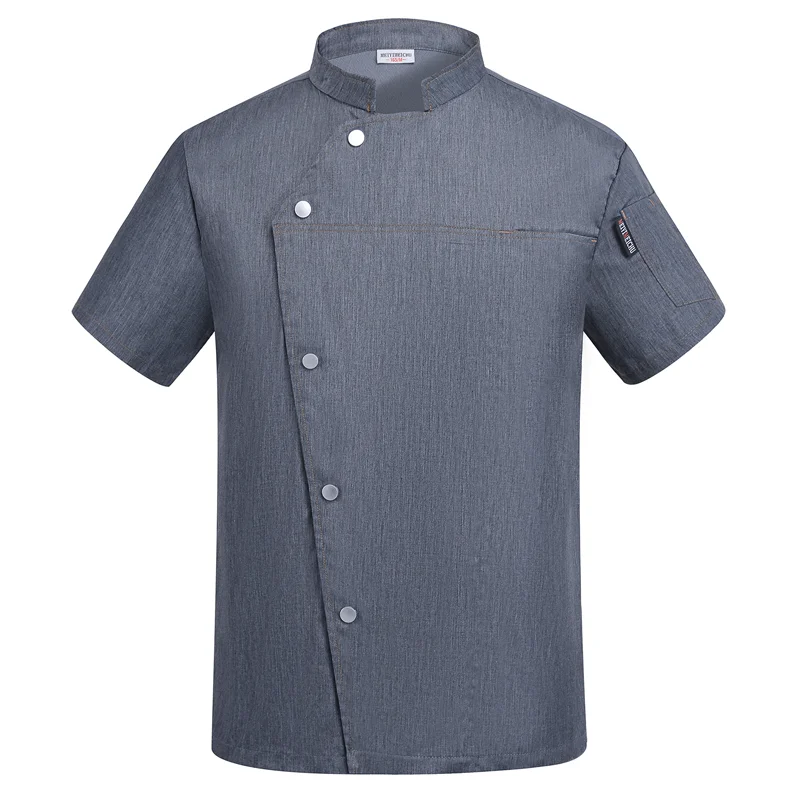 Quality-Unisex-Chef-Uniform-Men-Long-Sleeve-Chef-Jacket-Short-Sleeve ...