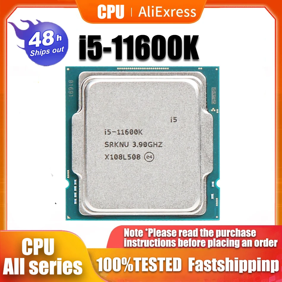 Processador-CPU-de-seis-n-cleos-e-doze-thread-i5-11600K-i5-11600K-3-9 ...