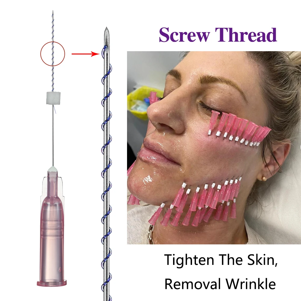 100pcs korea fox eyebrow lift pdo thread lifting 360 Cog mini cogs mono screw tornado pdo thread ...