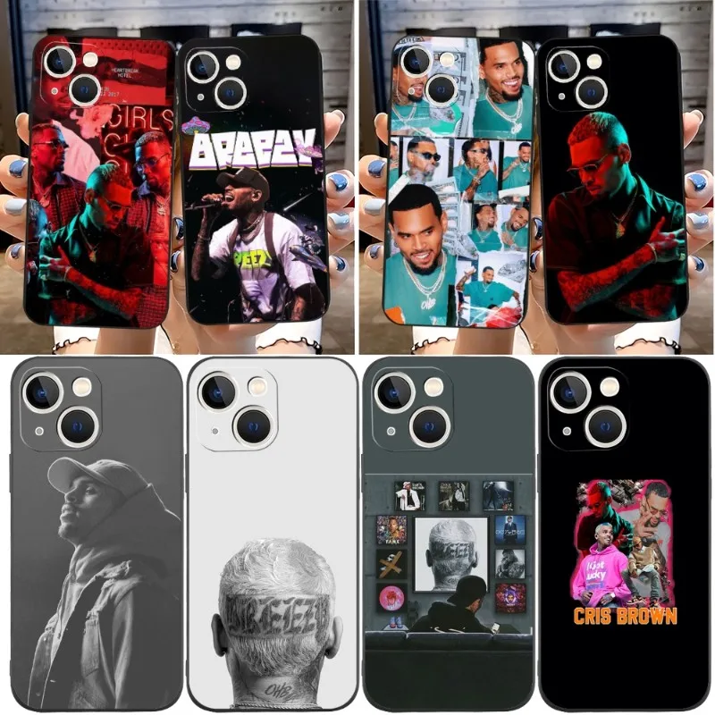 Rapper-Chris-Brown-Phone-Case-For-Apple-Iphone-15-Pro-Max-12-13-11-14 ...