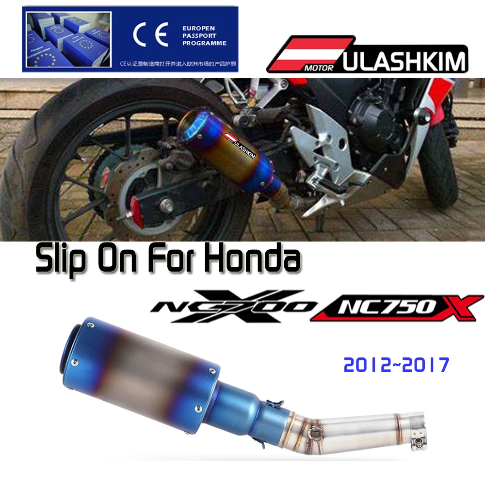 Exhaust Slip on Escape FOR HONDA NC700 NC750 NC750X 2012-2017 ...