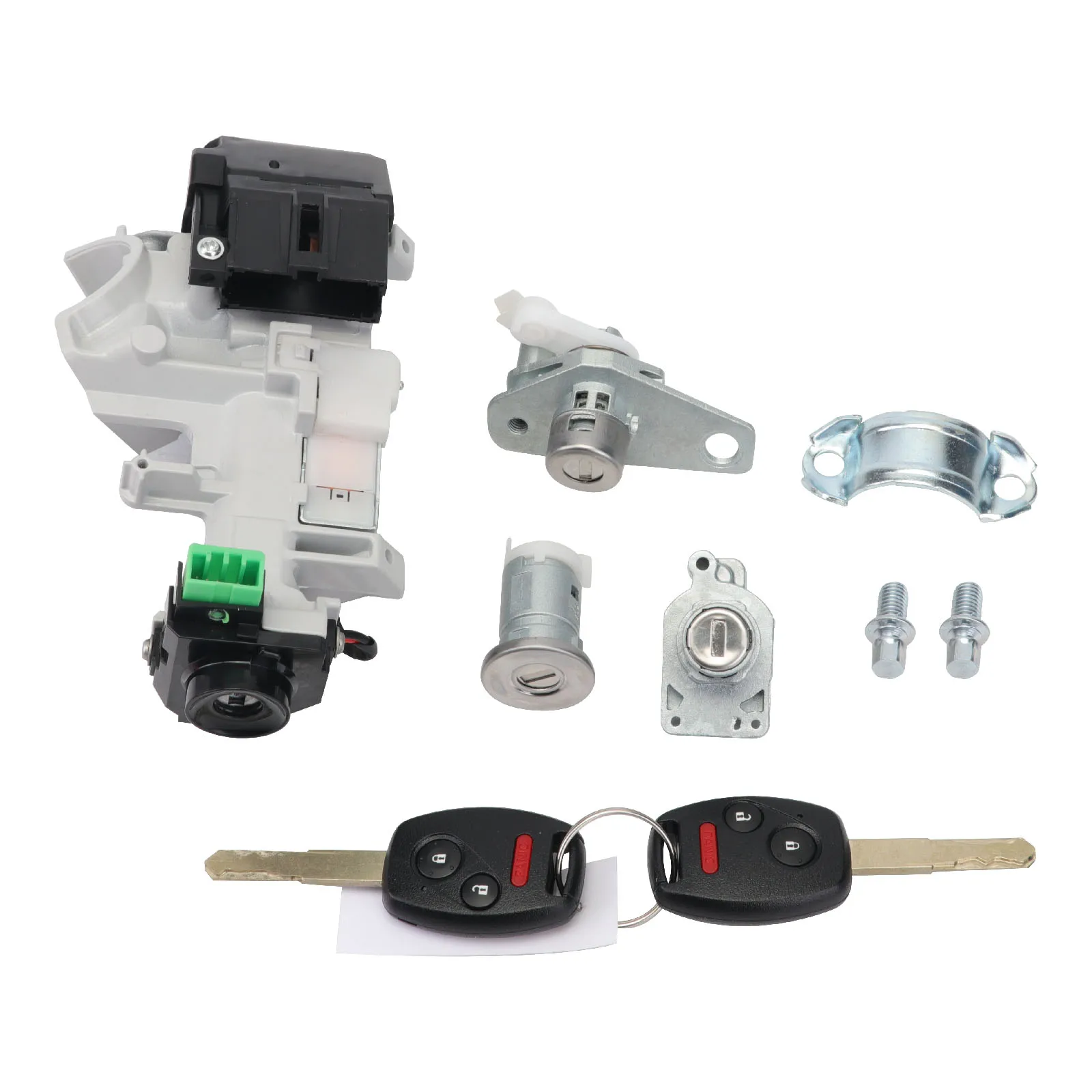 COMPLETE-LOCK-SET-IGNITION-SWITCH-DOOR-LOCK-BARREL-TRANS-2-KEYS-WITH-46 ...