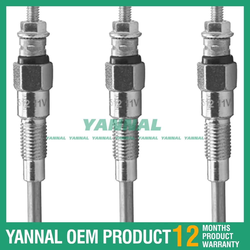 Long Time Aftersale Service 3PCS Glow Plugs 16281 65510 1628165510 For ...