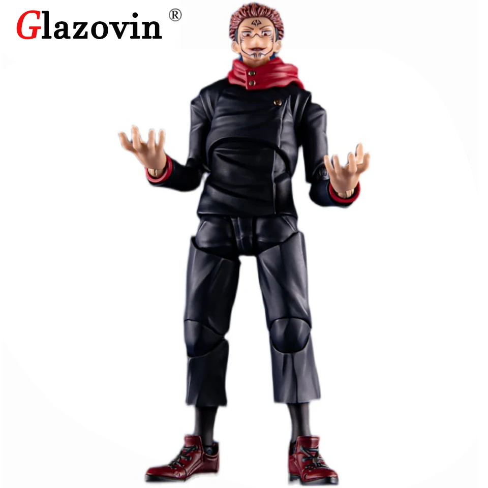 Glazovin-Jujutsu Kaisen PVC Action Figure para Crianças, SHF, Yuji ...