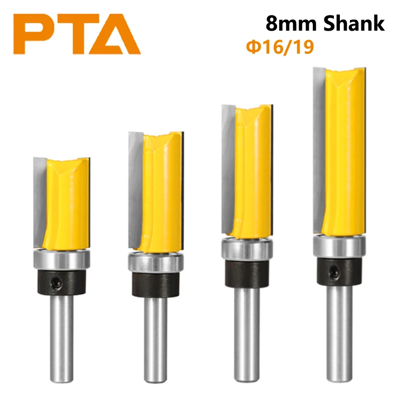 8MM Shank D16/19MM Pattern Bit Router Bits Woodworking Milling Cutters ...