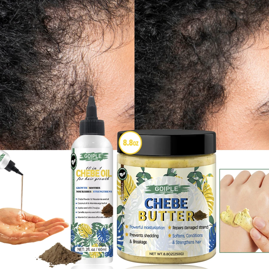 100% Natural Chebe Butter Hair Mask Promote Growth Essence Oil ...