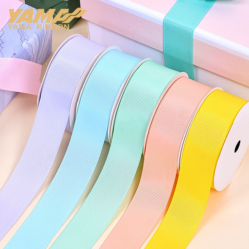 100yards-roll-Grosgrain-Ribbon-Crafts-Packing-Wedding-Handmade-Ribbons ...