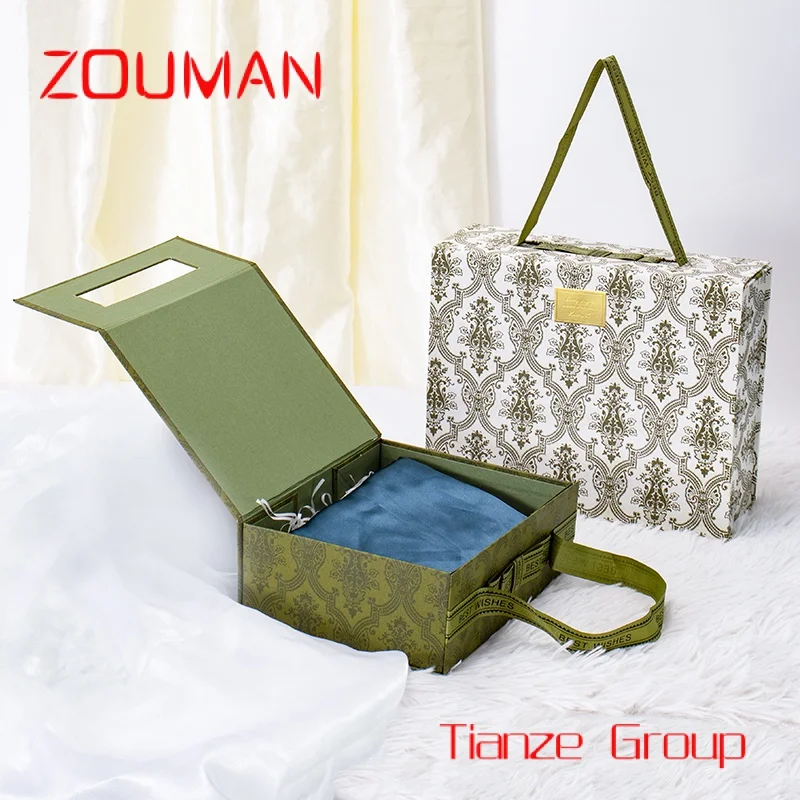 Caja-de-regalo-plegable-de-papel-de-lujo-embalaje-de-ropa-zapatos ...