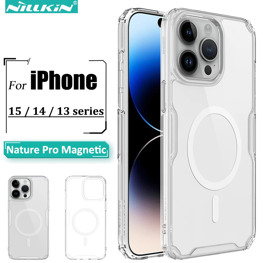 Nillkin Magnetic Case for iPhone 15 Pro Max / 14 Plus / 13, Compatible ...