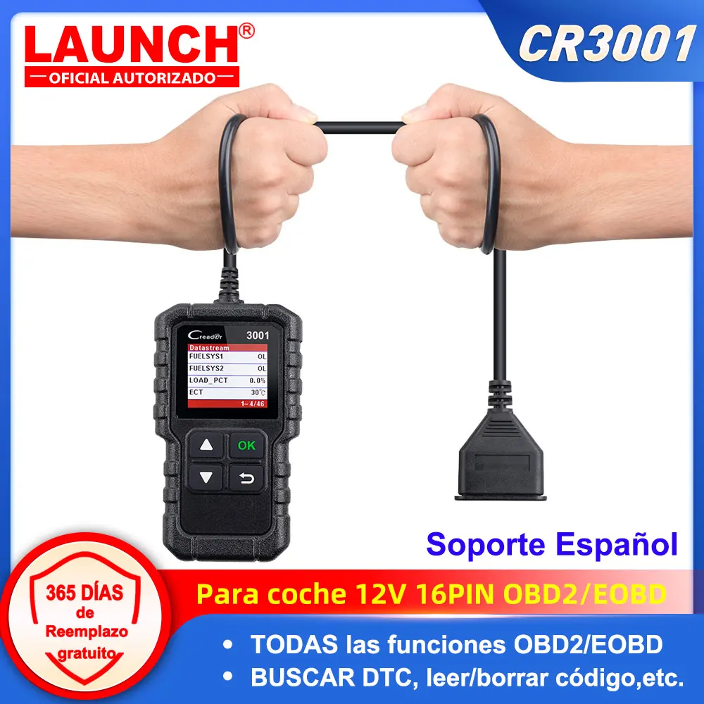 LAUNCH-herramienta-de-diagn-stico-autom-tico-X431-CR3001-Creader-lector ...