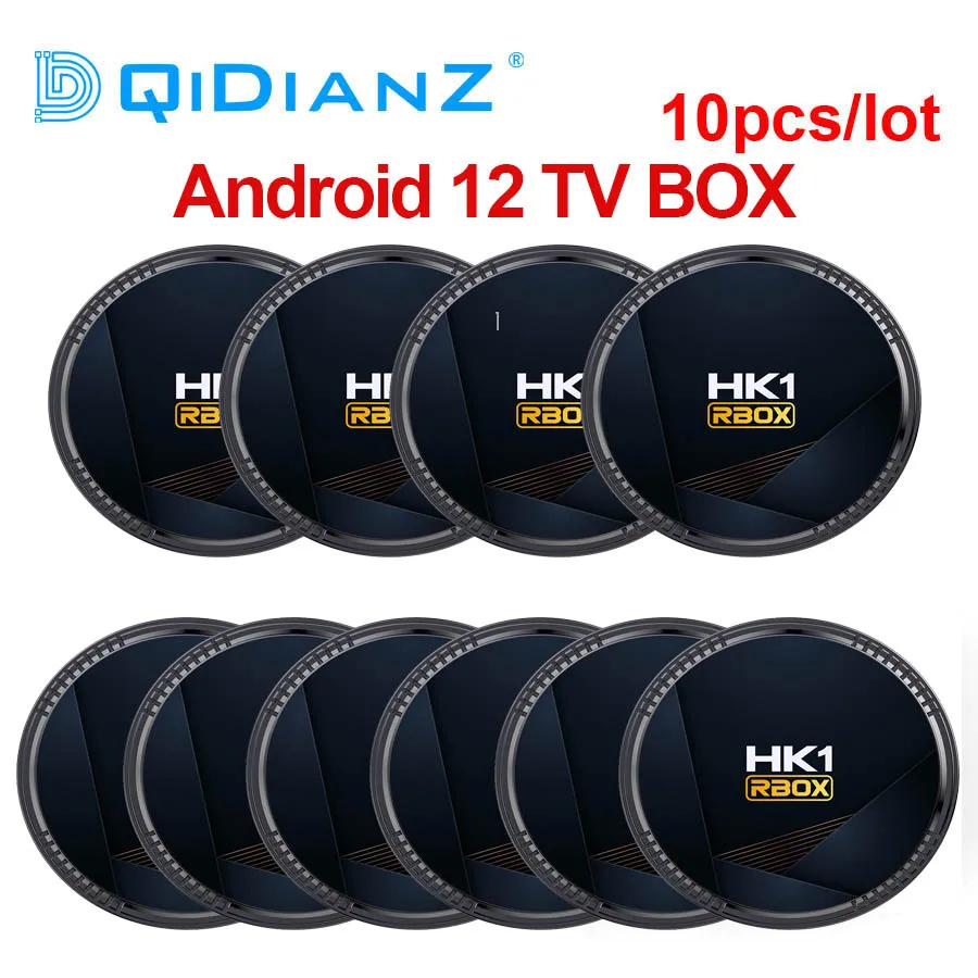 Wholesale 10PCS HK1 RBOX H8 Android 12 TV Box Allwinner H618 TV BOX Wifi6 BT5.0 H.265 4K HDR ...
