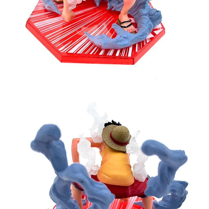 One Piece GK Monkey D Luffy Action Figure Toys Straw Hat Luffy Figurine ...