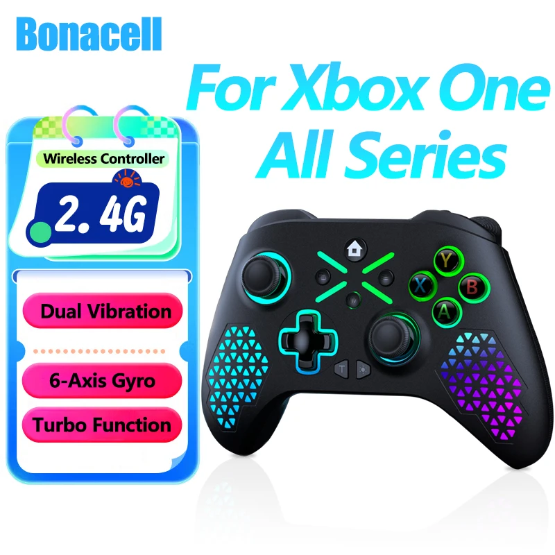Mando-inal-mbrico-2-4G-para-Xbox-One-Series-S-X-mando-Turbo-con-doble ...