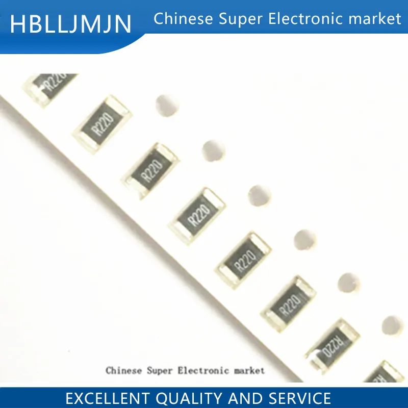 100PCS 1206 SMD Resistance 0.01R 0.02R 0.03R 0.033R 0.04R 0.047R 0.05R 0.051R 0.068R R010 R020 ...