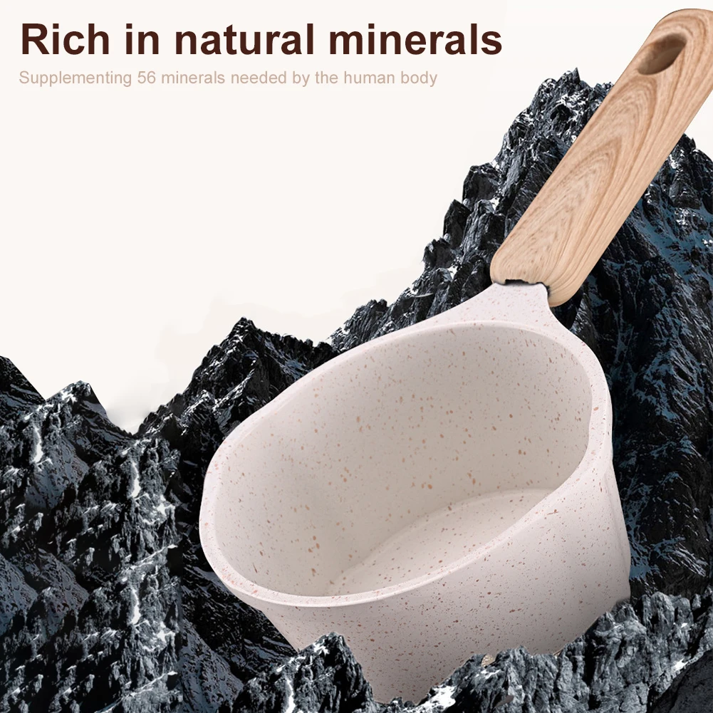 Non-Stick-Mini-Sauce-Pan-Wooden-Handle-Hot-Oil-Pan-with-Pour-Spout ...