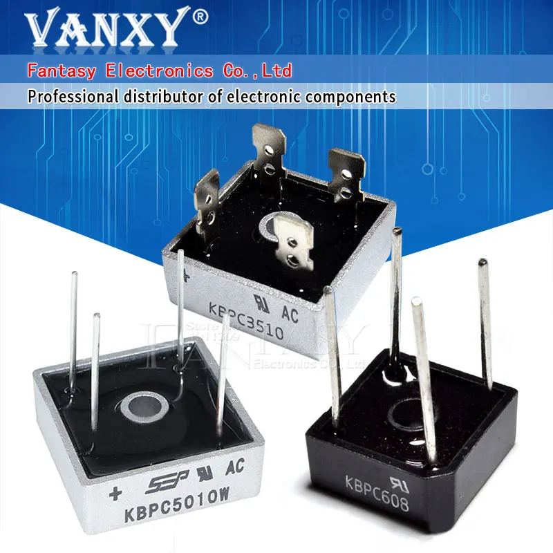 5PCS-KBPC1010-KBPC610-KBPC608-KBPC606-KBPC310-KBPC3510-KBPC1510 ...