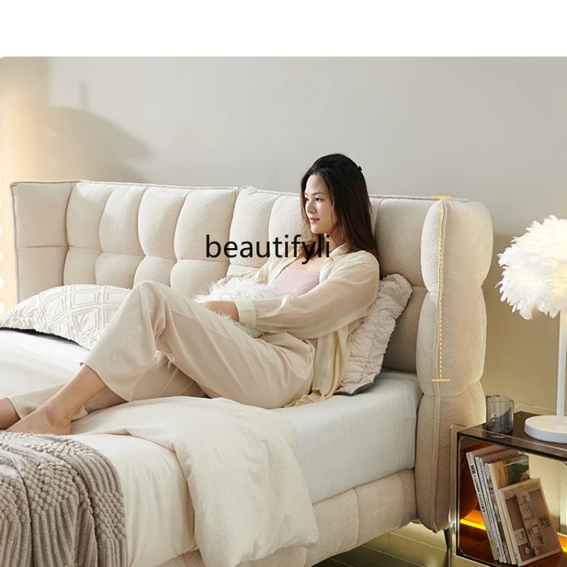 LBX-Bed-Removable-and-Washable-Modern-Simple-Small-Apartment-Bed-in ...