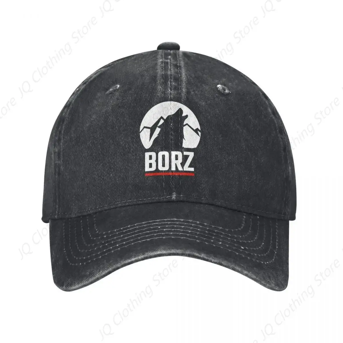 Chechen-Borz-Wolf-Unisex-Baseball-Caps-Coat-of-Arms-Distressed-Denim ...
