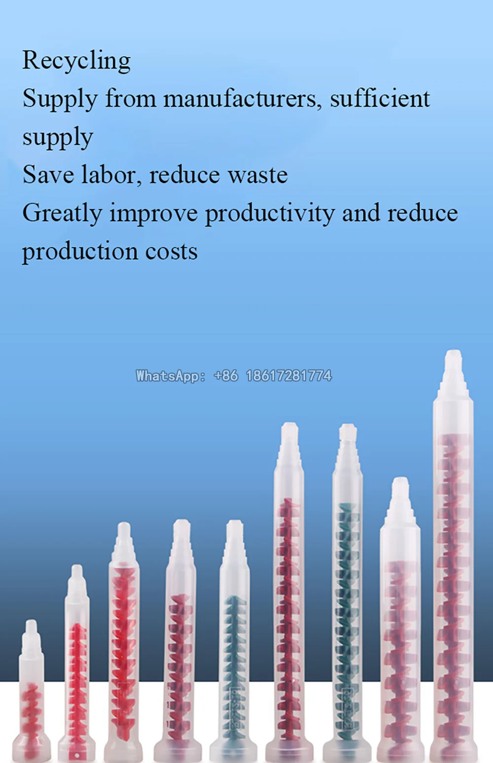 Two-Component-Glue-Adhesive-Mixing-Nozzle-AB-Glue-Quick-Mixer-RM12-26 ...