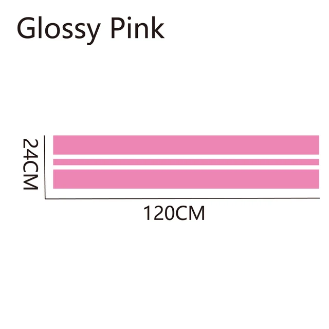 Car Hood bonnet Sticker Personalized Stripe Stickers Auto Modified Body ...