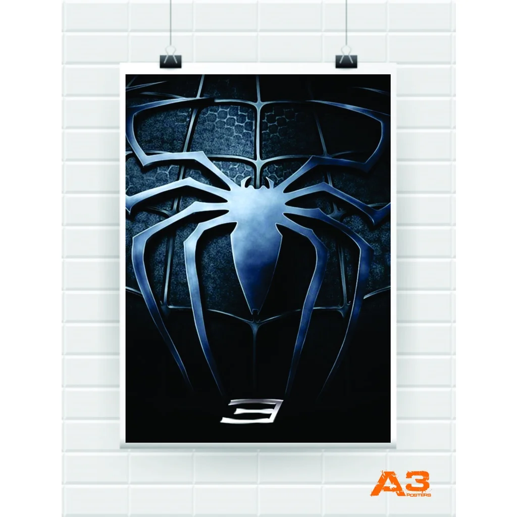 Homem Aranha Cartaz Poster Adesivo A4 (21cm x 30cm)| | - AliExpress