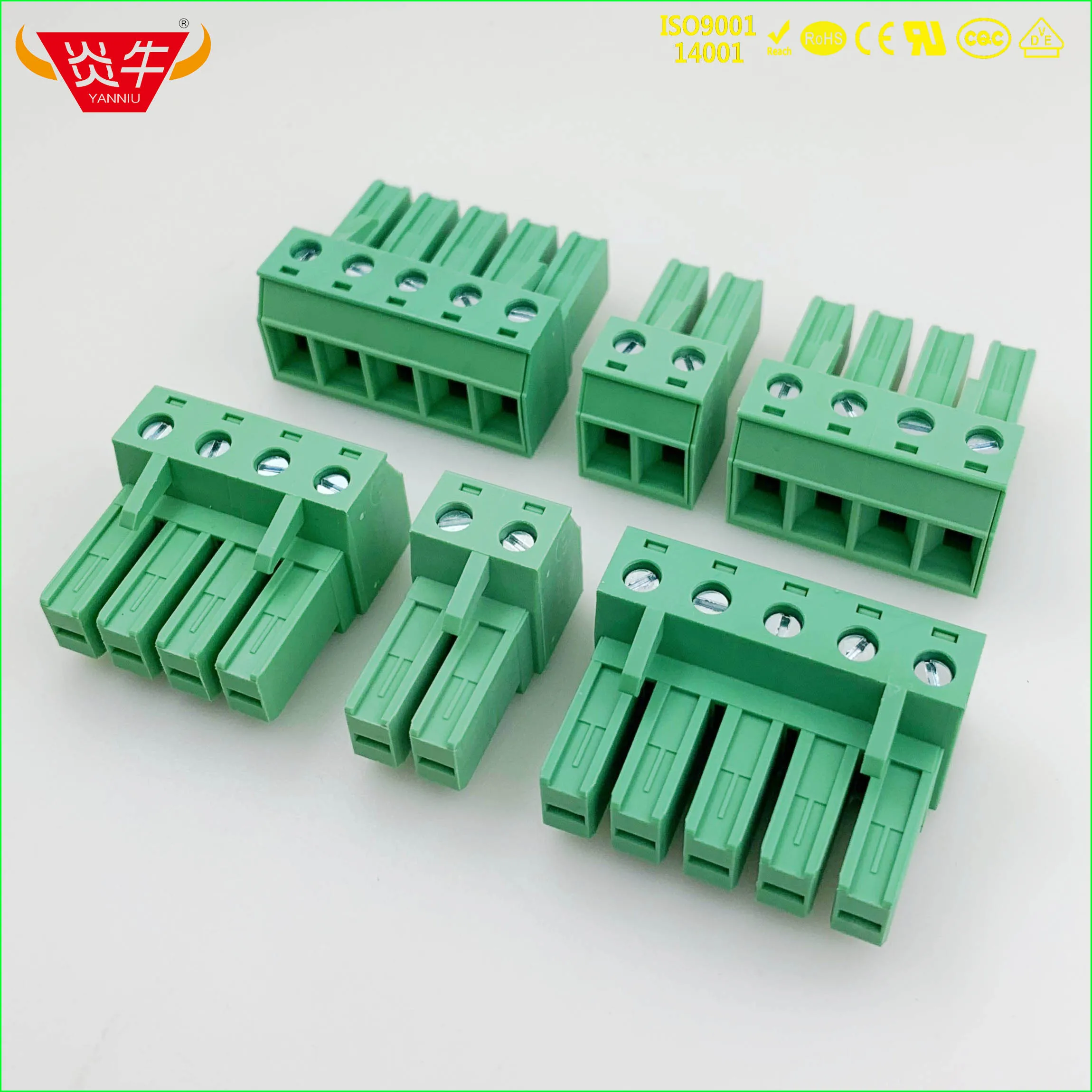 10Pcs-KF2EDGSK-7-62-2P-12P-PCB-CONNECTOR-PLUG-IN-TERMINAL-BlOCK-5EDGK-7 ...