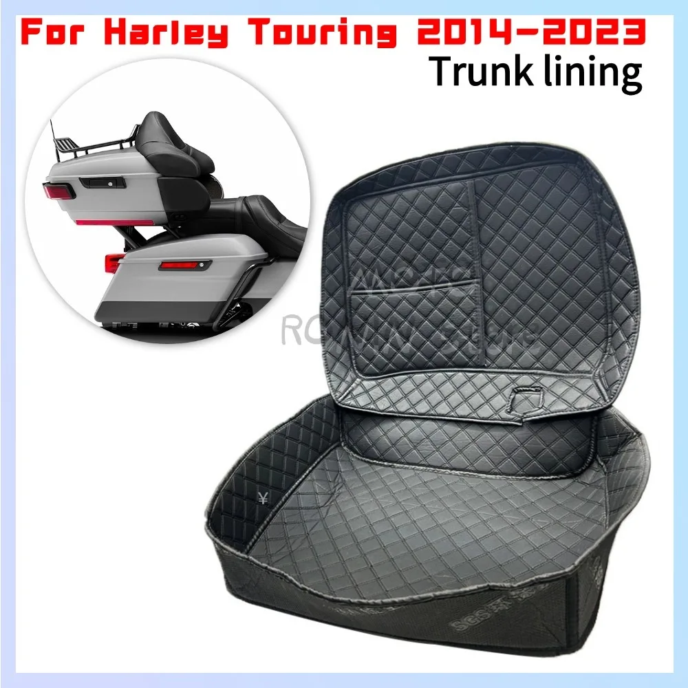 Motorcycle Travel Pack Trunk Carpet Liner Inner Inserts Leather Bag For ...