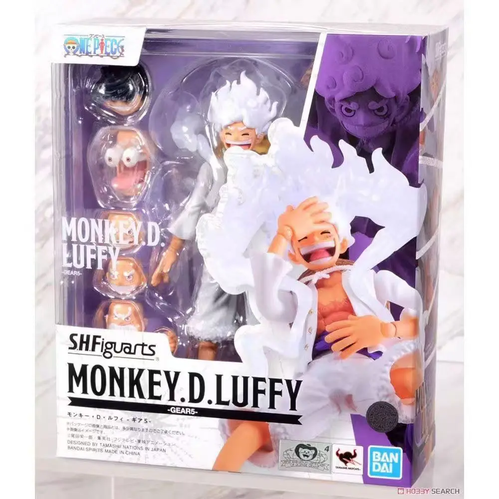 Bandai-Luffy-Gear-5-Shf-Action-Figure-One-Piece-S-H-Figuarts-PVC-Modelo ...