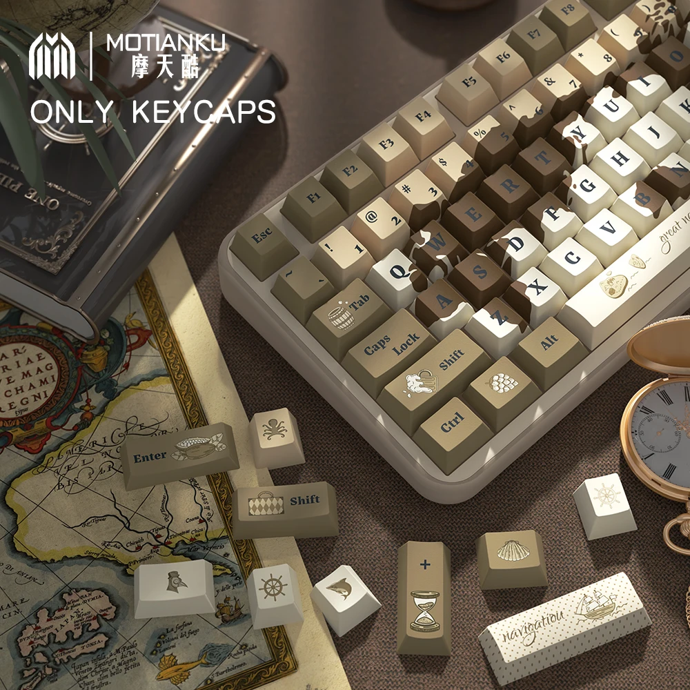 158-Keys-The-old-world-keycaps-Japanese-Korean-German-Spanish-French ...