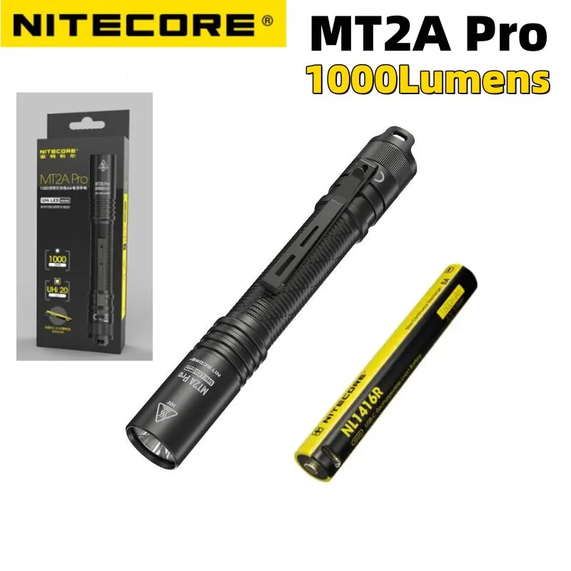 NITECORE-MT2A-Pro-UHi-Aluminum-Alloy-Flashlight-1000-Lumens-Beam-Throw ...