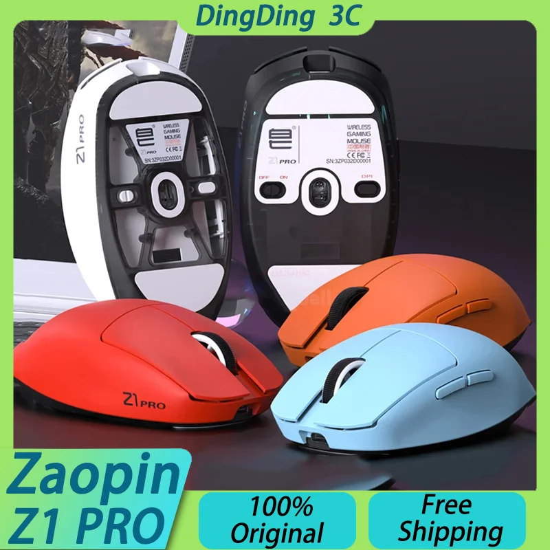Zopin-mouse-sem-fio-z1-pro-com-tr-s-modos-leve-sensor-ptico-4k-paw3395 ...