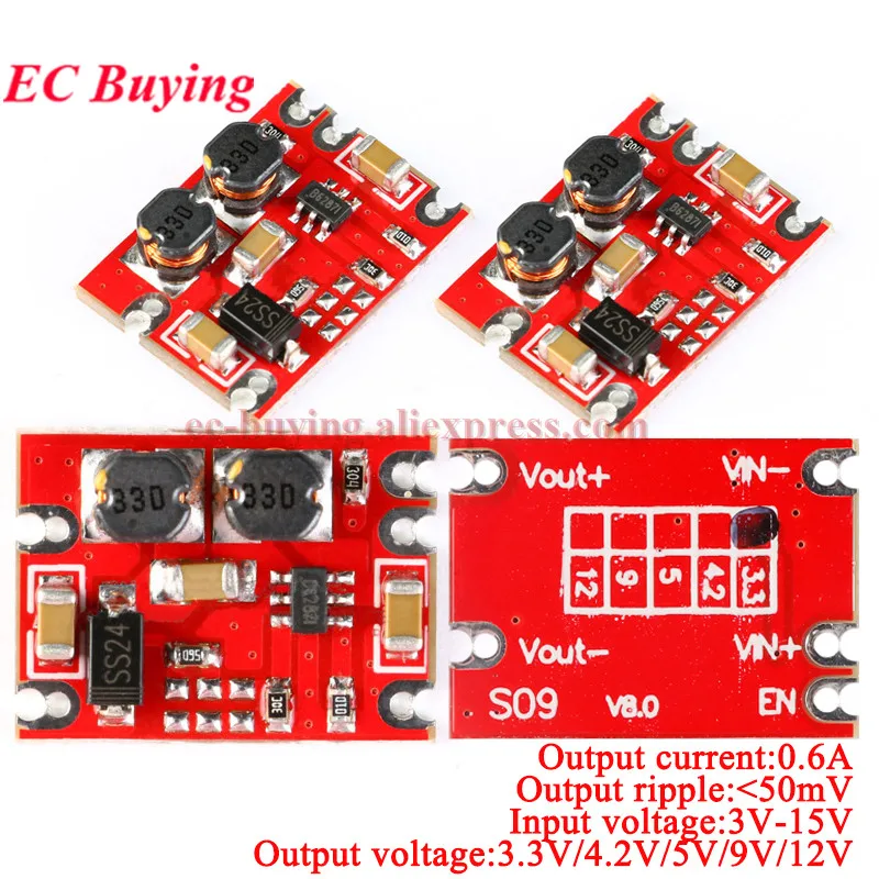 1Pc-20Pcs DC-DC Automatic Buck Boost Power Module Step Up Down Voltage ...