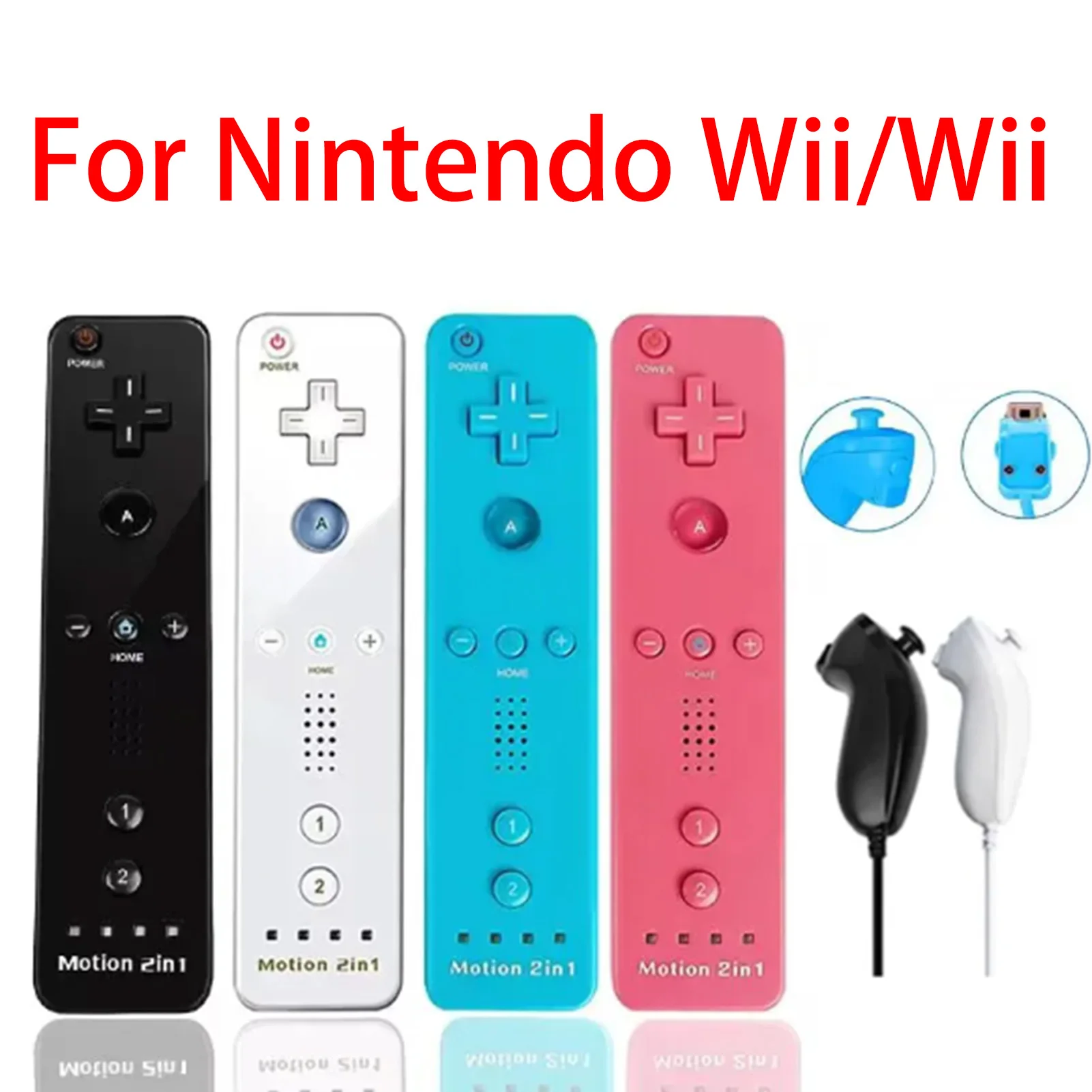 Mando-inal-mbrico-2-en-1-para-Nintendo-Wii-Wii-U-mando-a-distancia ...