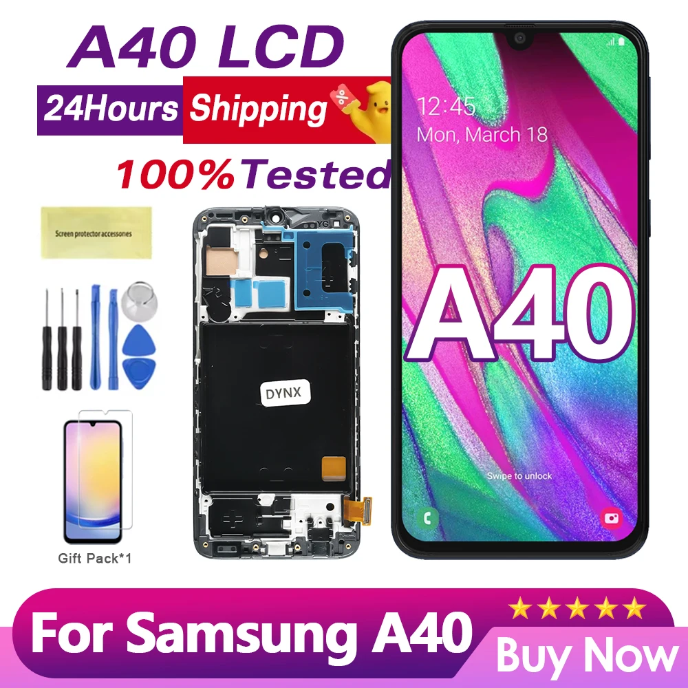 Super LCD Display Screen For Samsung Galaxy A40 A405F A405FN LCD ...