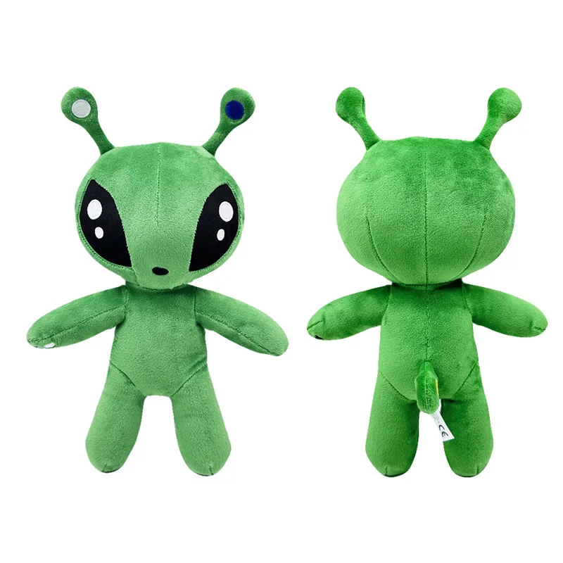 30cm Green Alien Plush Toy Anime Tentacled Horn Alien Monsters Horror ...