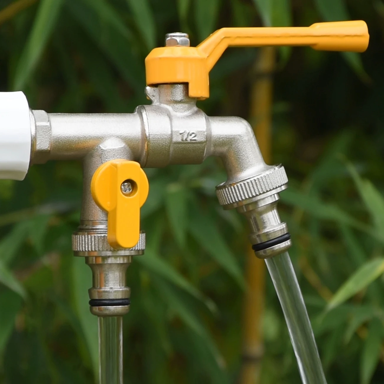 Garden-Hose-Brass-Tap-Faucet-Adapter-1-2-IBC-Water-Tank-Connector-2-Way ...