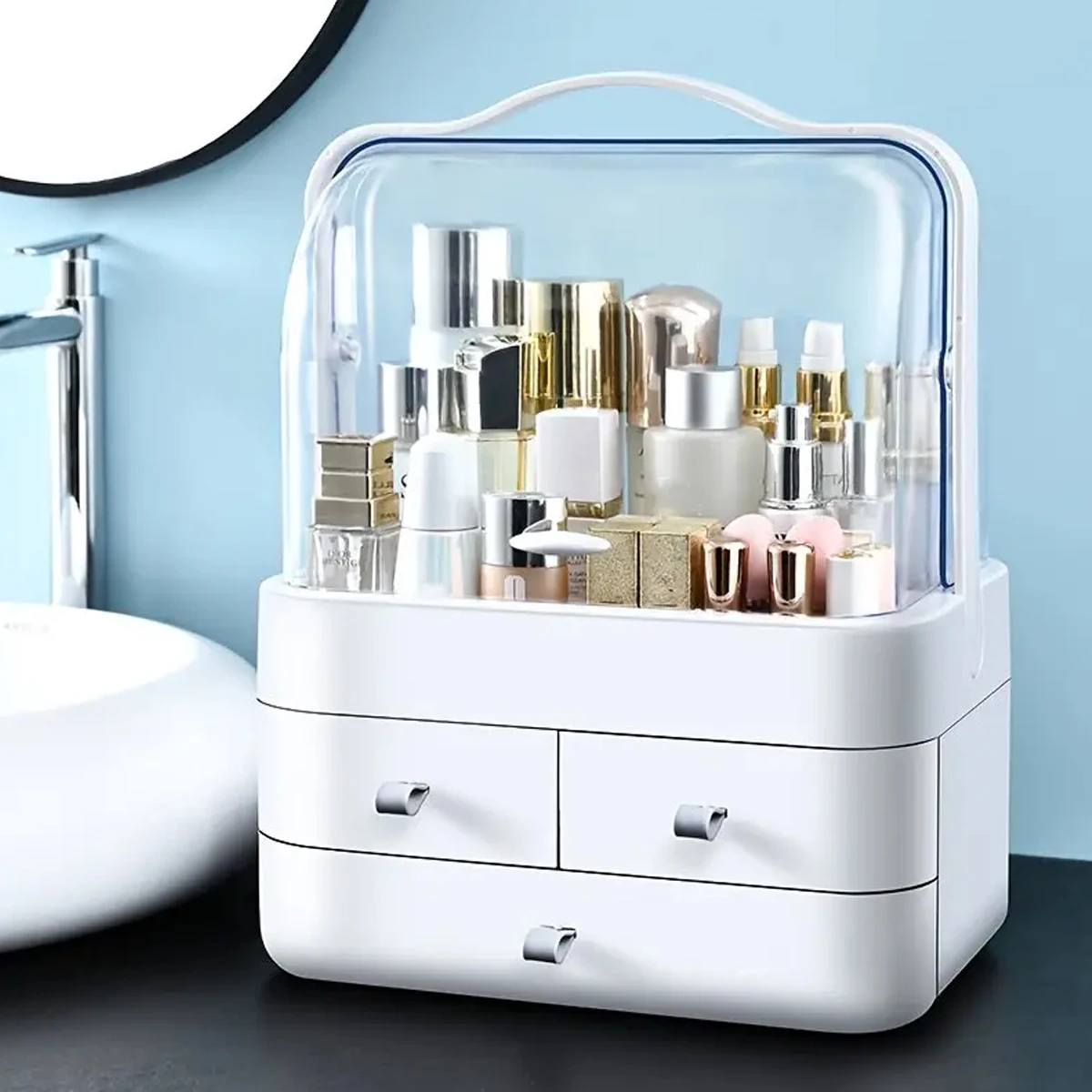 1pc-Dust-Proof-Cosmetics-Storage-Box-Desktop-Makeup-Organizer-with ...