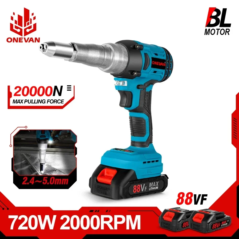 ONEVAN-720W-20000N-Brushless-Electric-Rivet-Gun-Cordless-Rivet-Nut-Gun ...