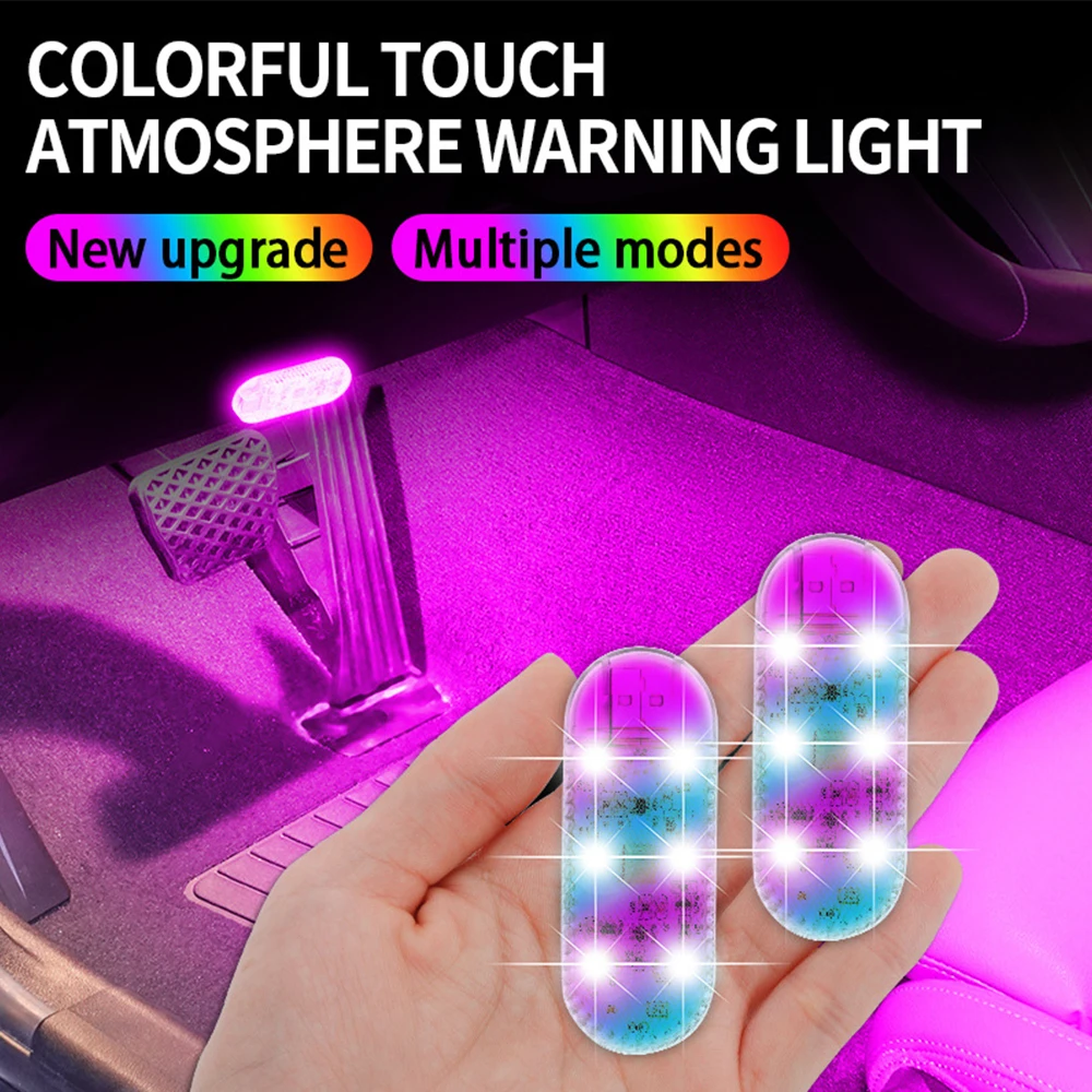 LED-Interior-Car-Light-Mini-Auto-Roof-Ceiling-Touch-Light-Wireless-USB ...
