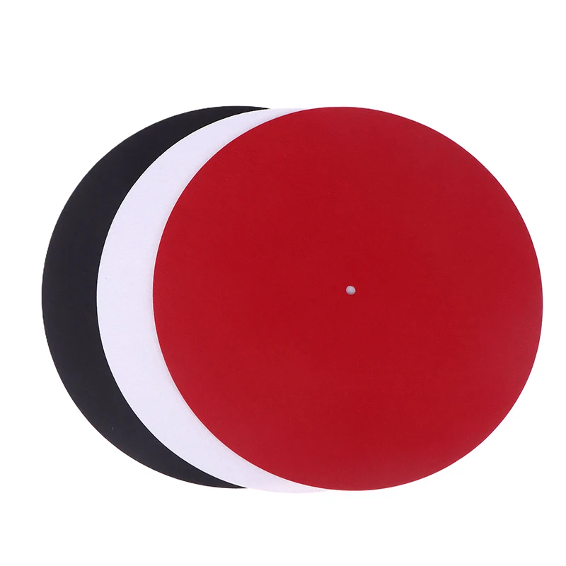 1pc Black, Red, White 30MM Felt Turntable Platter Mat Slip Mat ...
