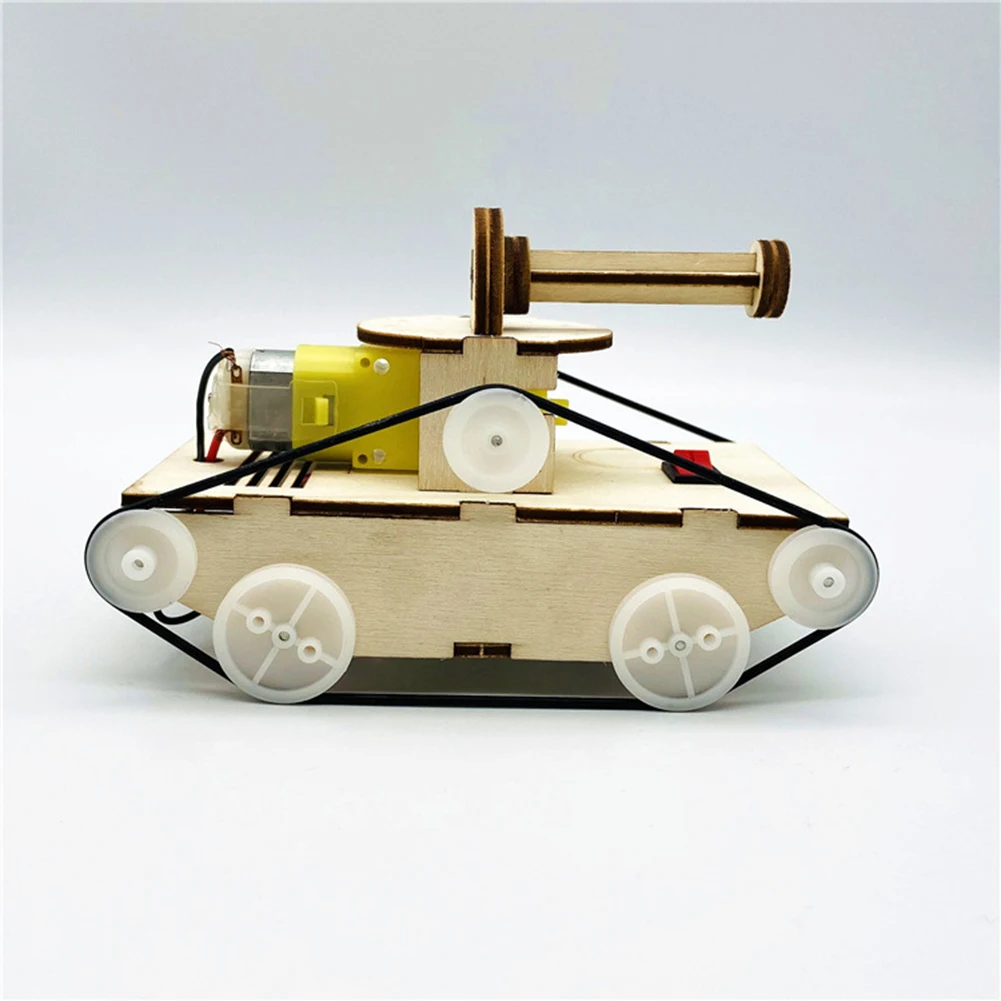 Wooden-Tank-Kit-DIY-Motors-Model-Teaching-Learning-STEM-Project-for ...