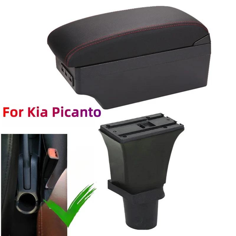 Armrest Box for Kia Picanto / Kia Morning Picanto Interior Storage Box ...