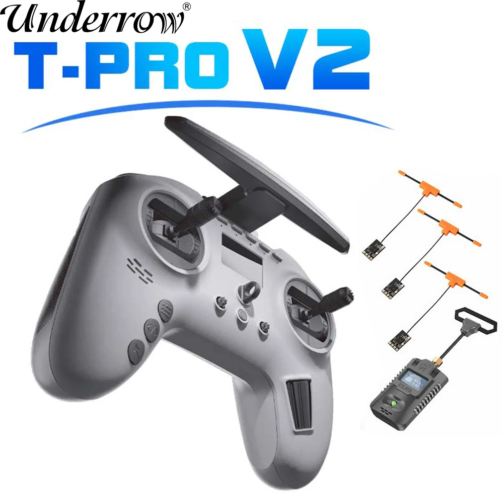 Jumper T Pro V2 내부 2.4G 1000mW 익스프레스 ELRS JP4IN1 모듈 라디오 컨트롤러, 홀 센서 짐벌 ...