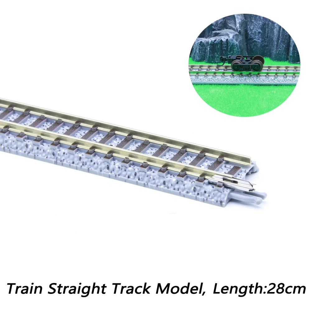 1-160-N-Scale-S280-Model-Railway-Train-Straight-Track-28cm-Length-Gauge ...