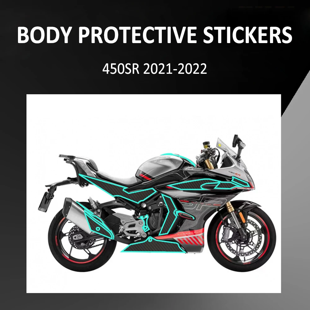 Motorcycle Body Tank Anti Skid Scratch Rubber Carbon Fiber Pattern ...