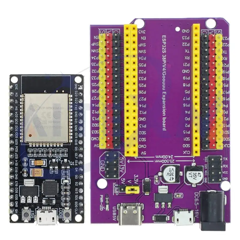 Placa de desenvolvimento esp32 TYPE-C/micro usb cp2102 wifi + bluetooth núcleo duplo ESP32 ...